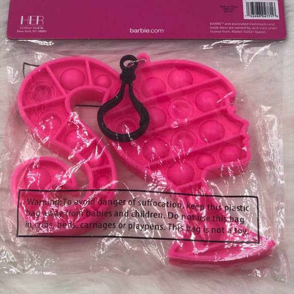 Barbie | Accessories | Barbie Popit Fidget Antistress Keychain | Poshmark